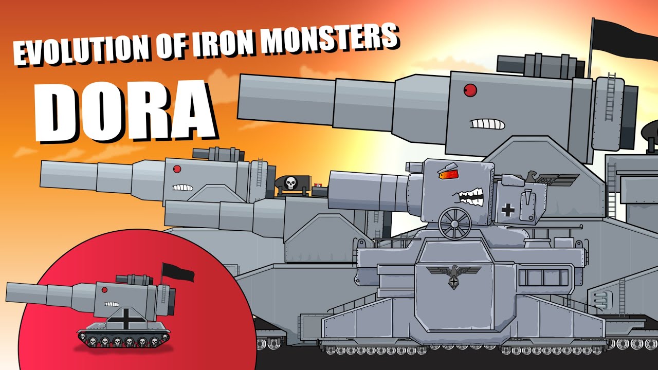 "Evolution of Dora tanks" Cartoons about tanks - YouTube