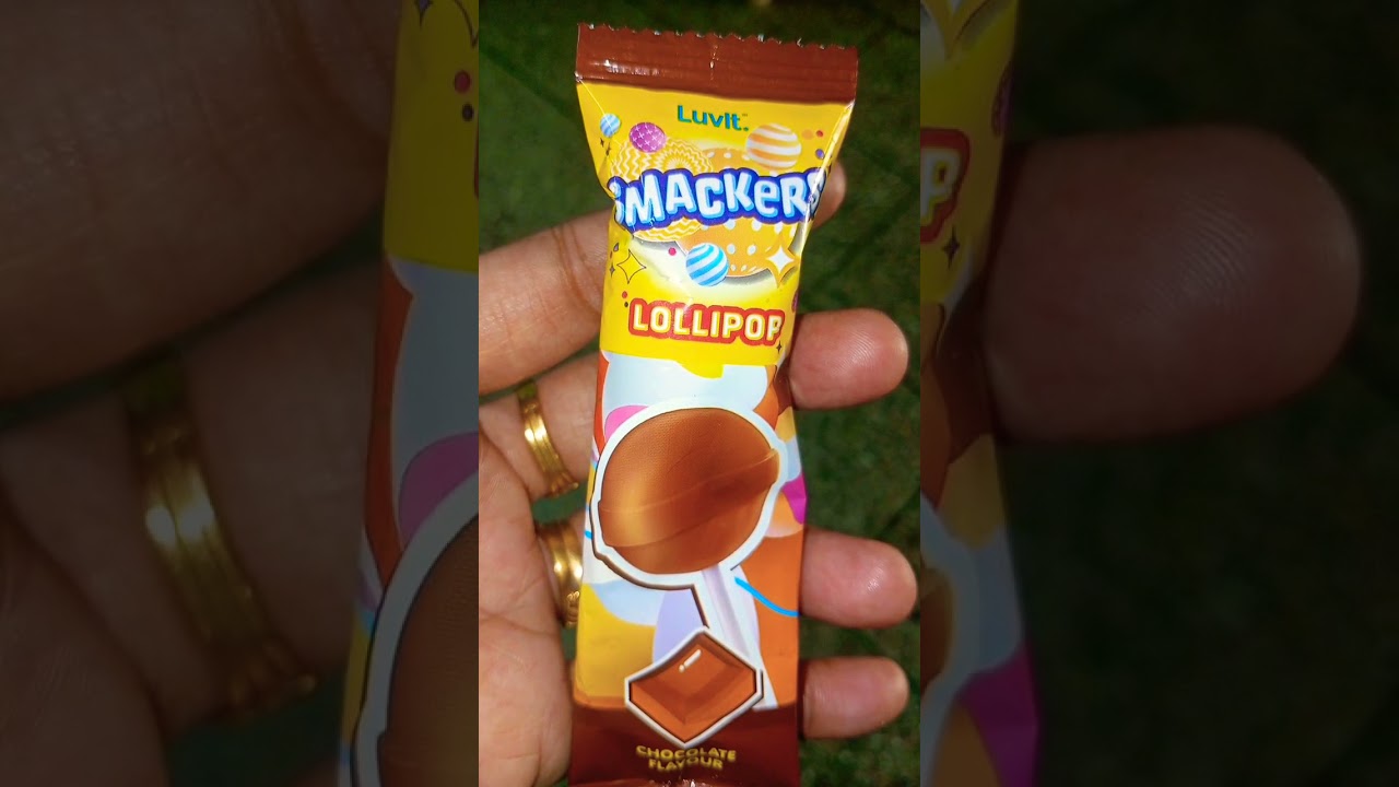 Yummmmy Luvit SMACKERS 🍭🍭🍭🍭Lollipop Choclate Flavour#ytshorts - YouTube