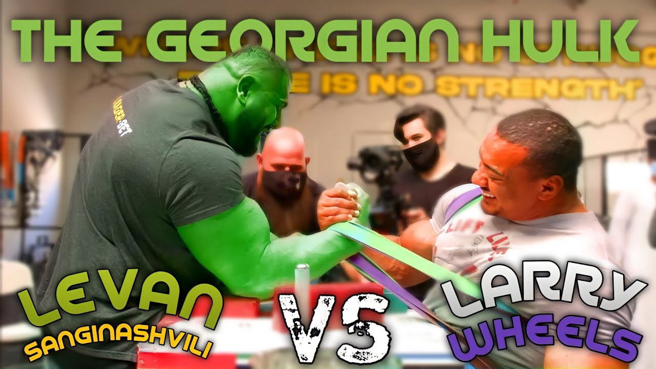 Larry wheels vs Levan Sanginashvili the georgian HULK 💪🏻M👹nster # ...