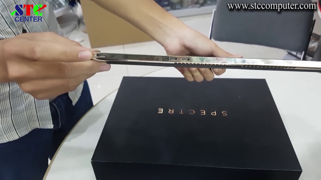 Laptop HP Spectre open box New generation - YouTube