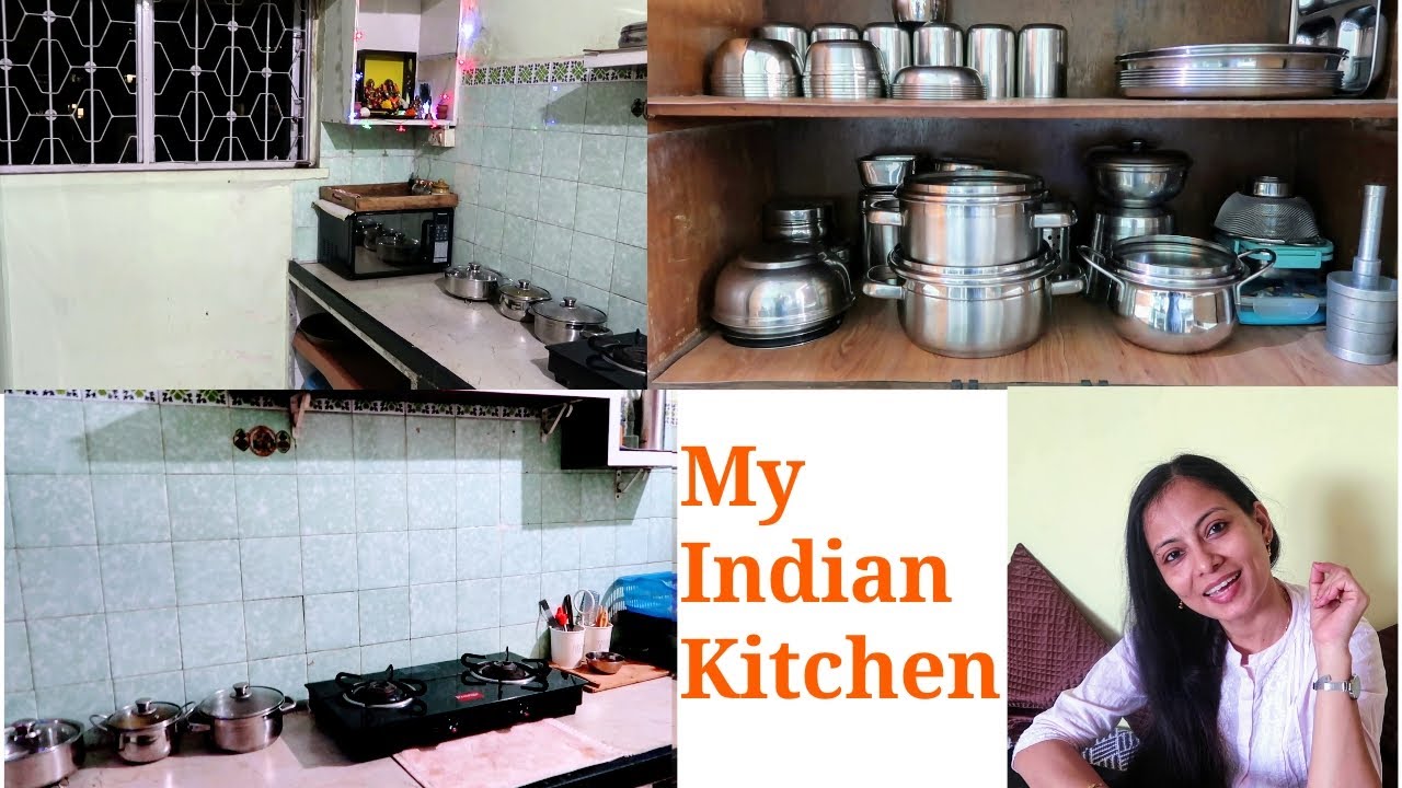 Indian Kitchen Tour | Indian Kitchen Organization Idea | Indian Kitchen ...