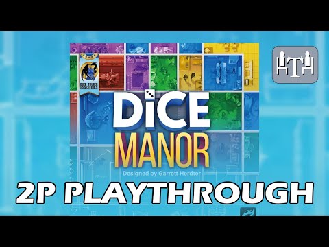 Dice Manor Board Game - Playthrough - Two-Player Tuesdays - YouTube