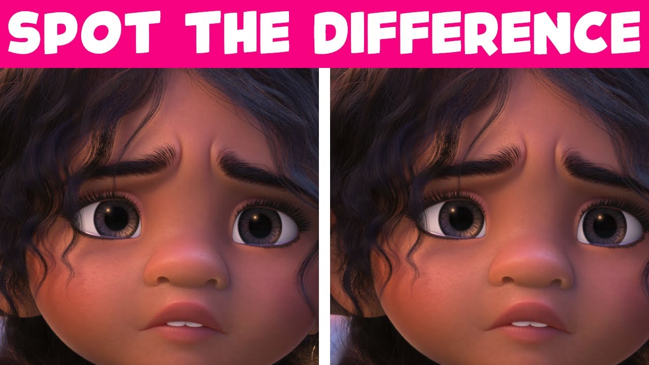 Spot The Difference Disney - YouTube