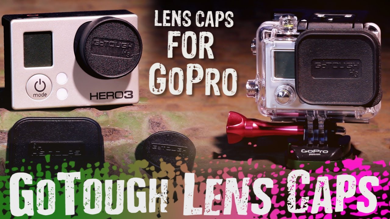Lens caps for GoPro Hero 3 and 3+ - GoTough Lens Caps - YouTube