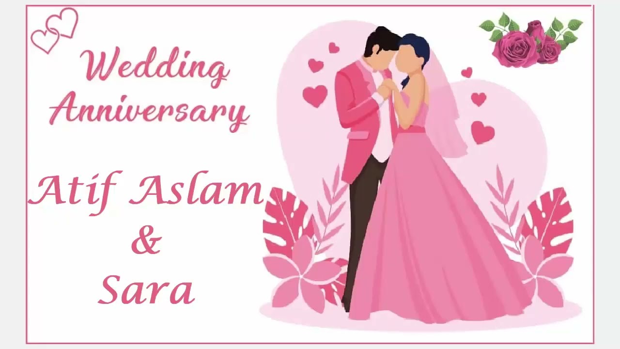 Atif Aslam Wedding Card