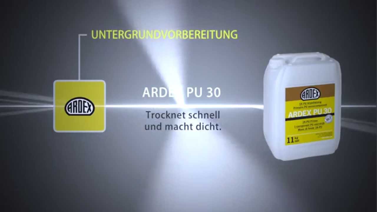ARDEX PU 30 1K-PU Grundierung - Die Grundierung gegen Restfeuchte auf ...