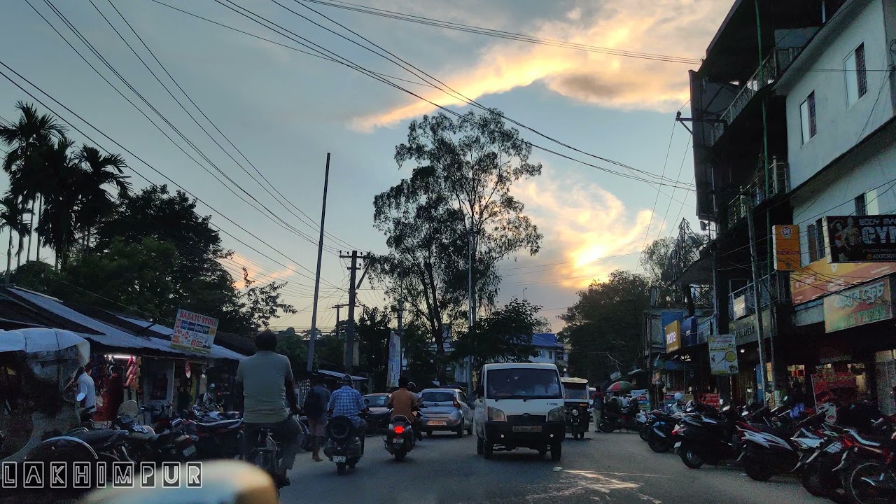 Lakhimpur town evening view || #Lakhimpur #town #Lakhimpur town - YouTube