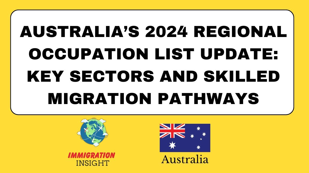 Australia’s 2024 Regional Occupation List Update: Key Sectors and ...