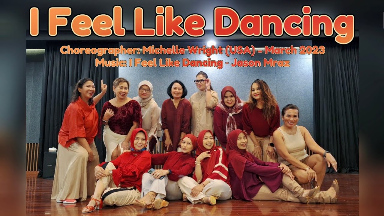 I FEEL LIKE DANCING - line dance - YouTube