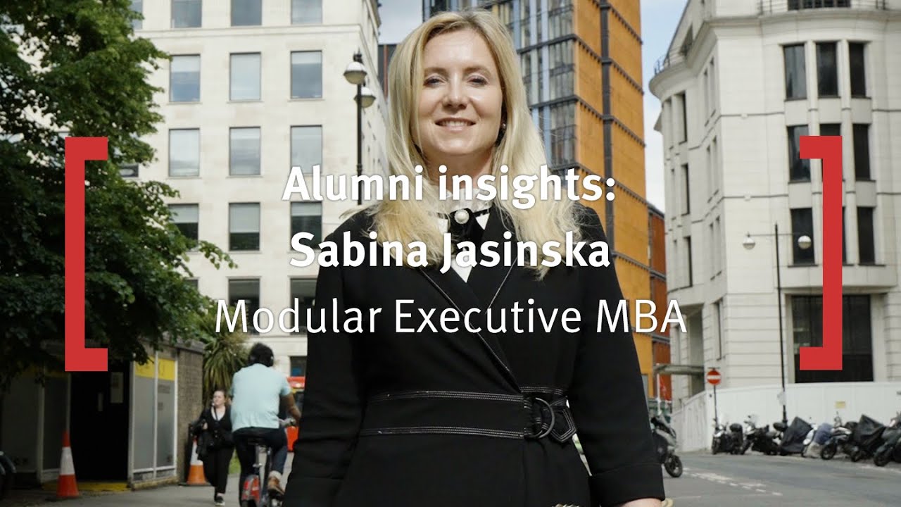 How the Bayes MBA prepared Sabina for the future of business - YouTube