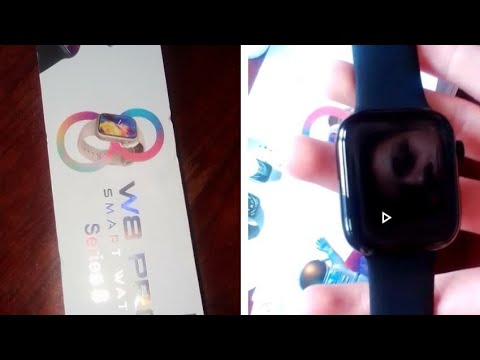Unboxing of W8 pro smart watch - YouTube