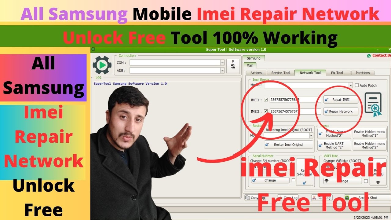 All Samsung Mobile Imei Repair Network Unlock Free Tool 100% Working ...