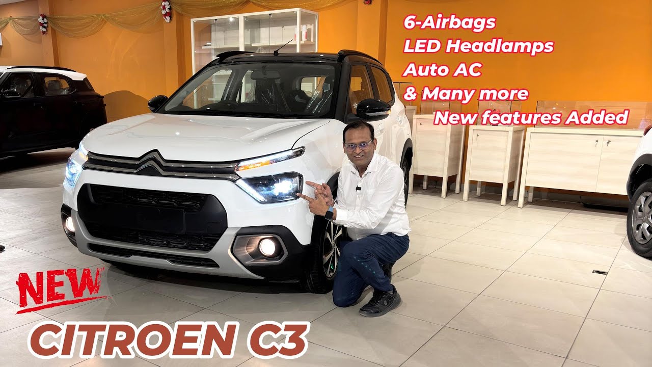 Gazab Ki Kar Di New Citroen C3 ! Led Headlamps ! Auto Ac ! 6 Airbags ke ...