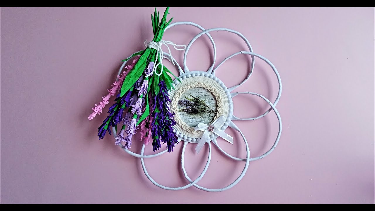 TUTORIAL decoratiune cu lavanda - Lavender decoration TUTORIAL - YouTube