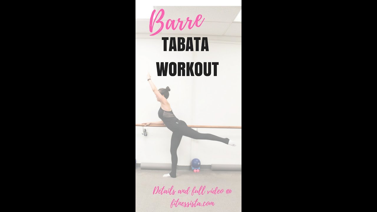 Tabata-style Barre Workout - YouTube