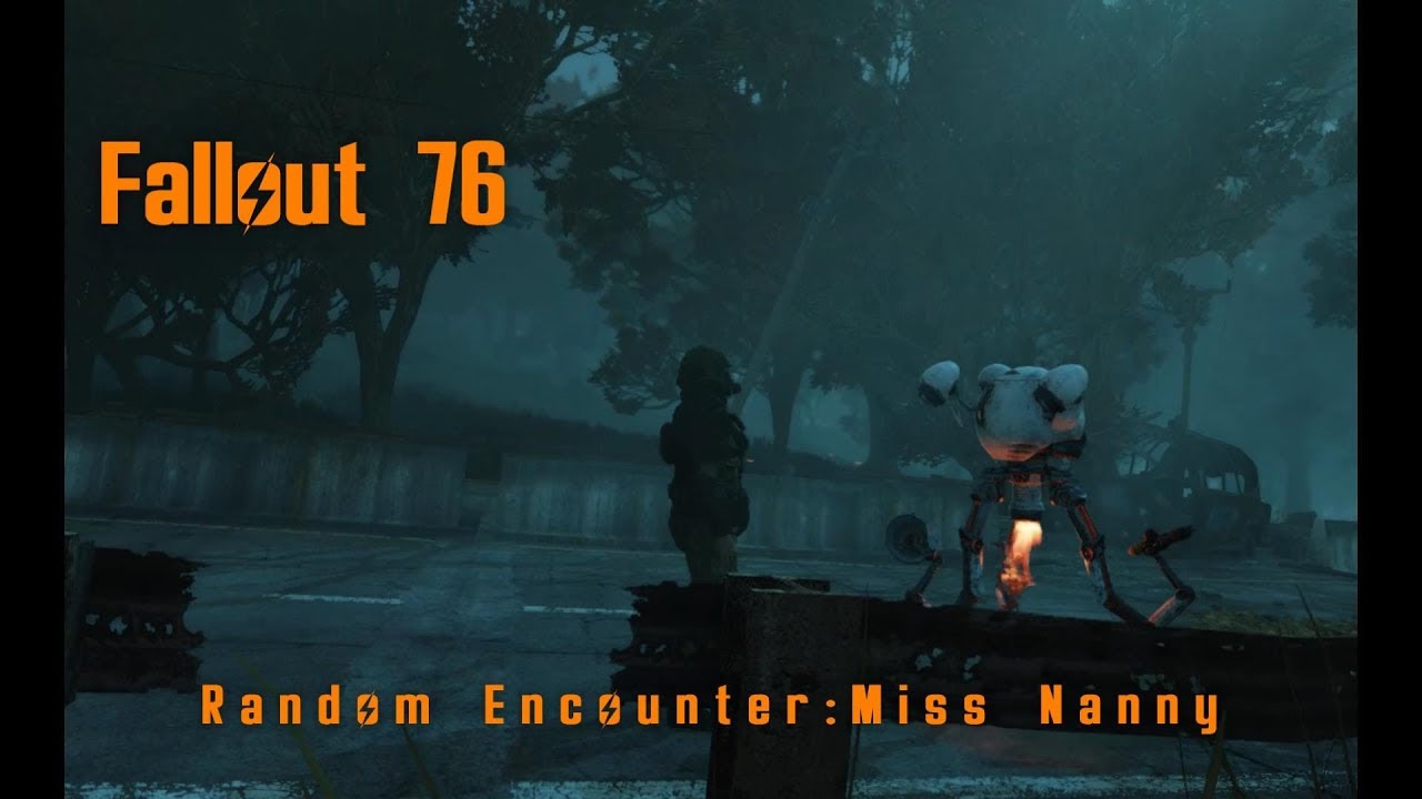 Fallout 76 Miss Nanny Random Encounter - YouTube