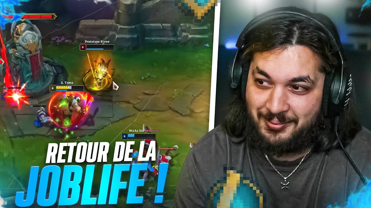le retour de la Joblife sur LOL ! Son nouveau micro a tout changé - YouTube