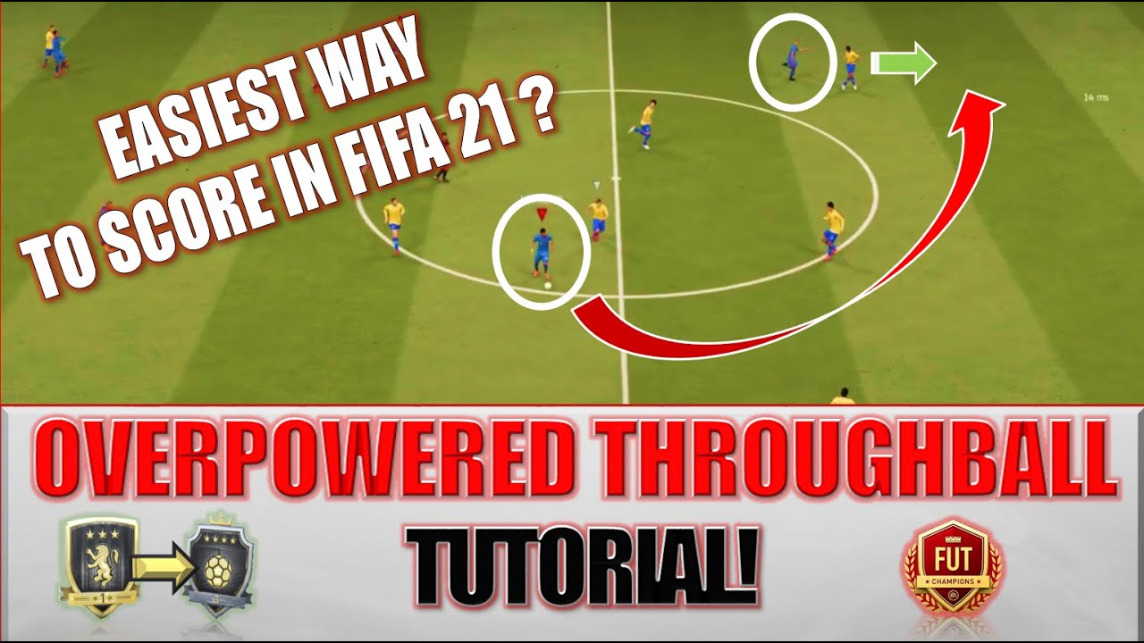 OVERPOWERED THROUGH BALL TUTORIAL! Get MORE WINS in FUT CHAMPS! FIFA 21 ...