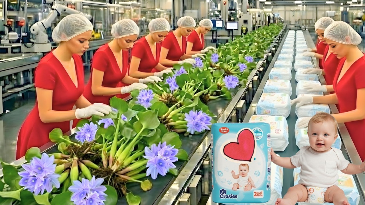 Water Hyacinth Eco-Diapers - Baby Diapers Made from Water Hyacinth ...