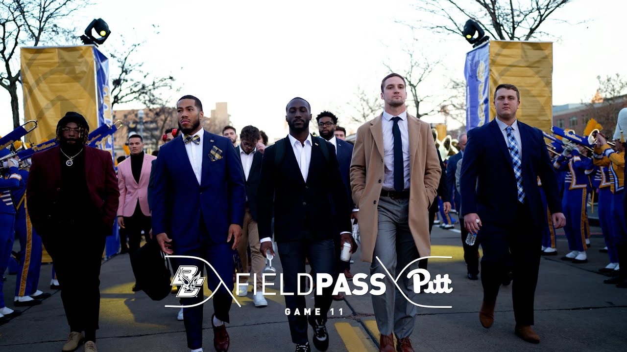 Pitt Football | Field Pass | Pitt 24, Boston College 16 - YouTube
