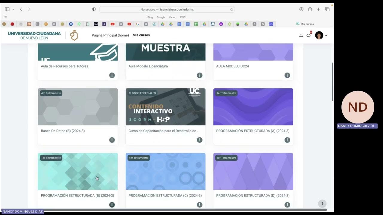 Sesion Sincrona Bienvenida Programacion Estructurada - YouTube