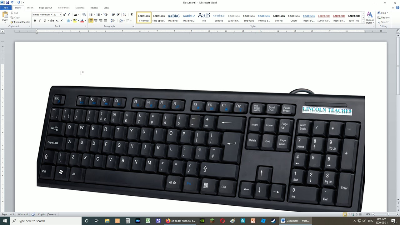 ALT CODES How To Insert Non keyboard Symbols Like EUROS And YEN Into Your Text YouTube alt-codes-how-to-insert-non-keyboard-symbols-like-euros-and-yen-into-your-text-youtube