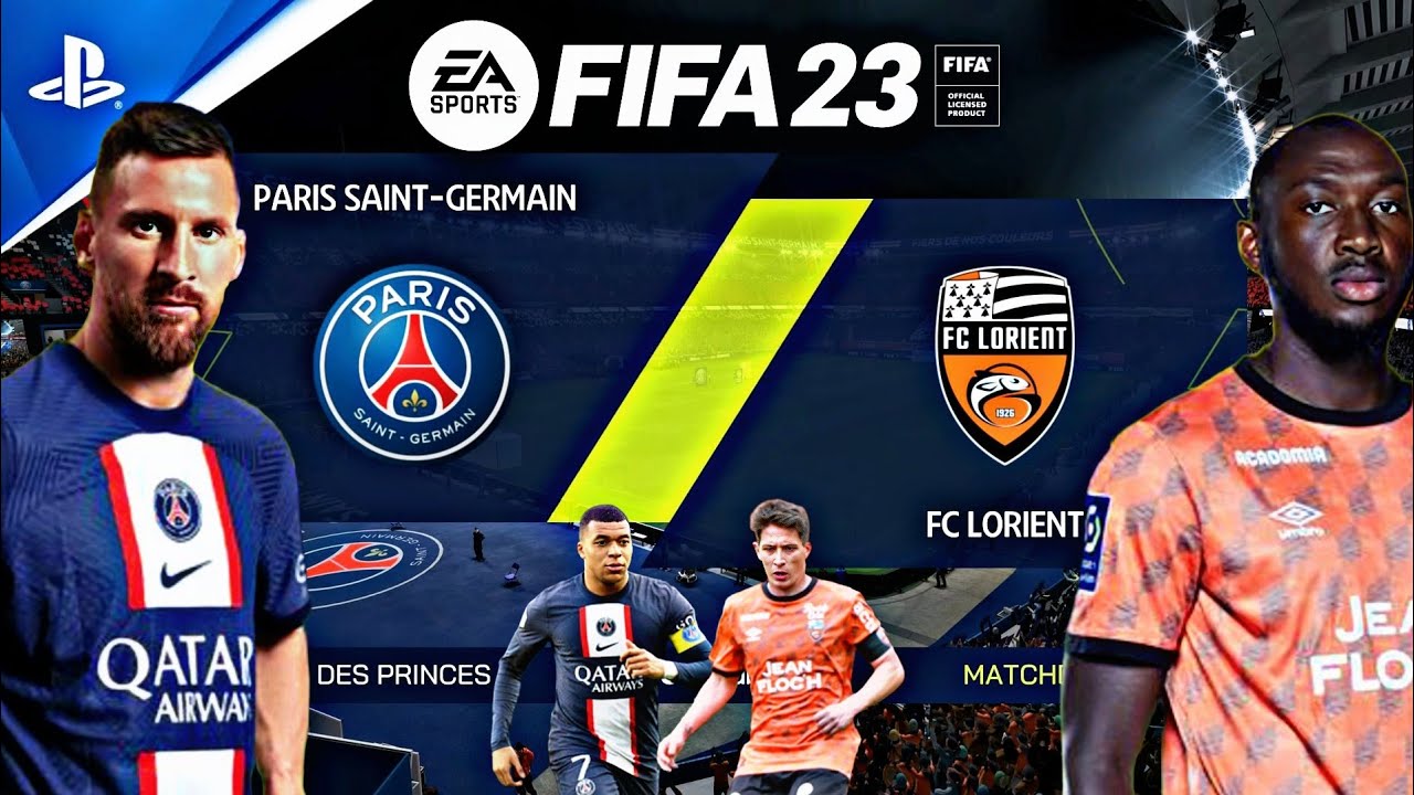 FIFA 23 - PSG vs FC LORIENT | PS5 Gameplay | LIGUE 1 UBER EATS | 30/04 ...