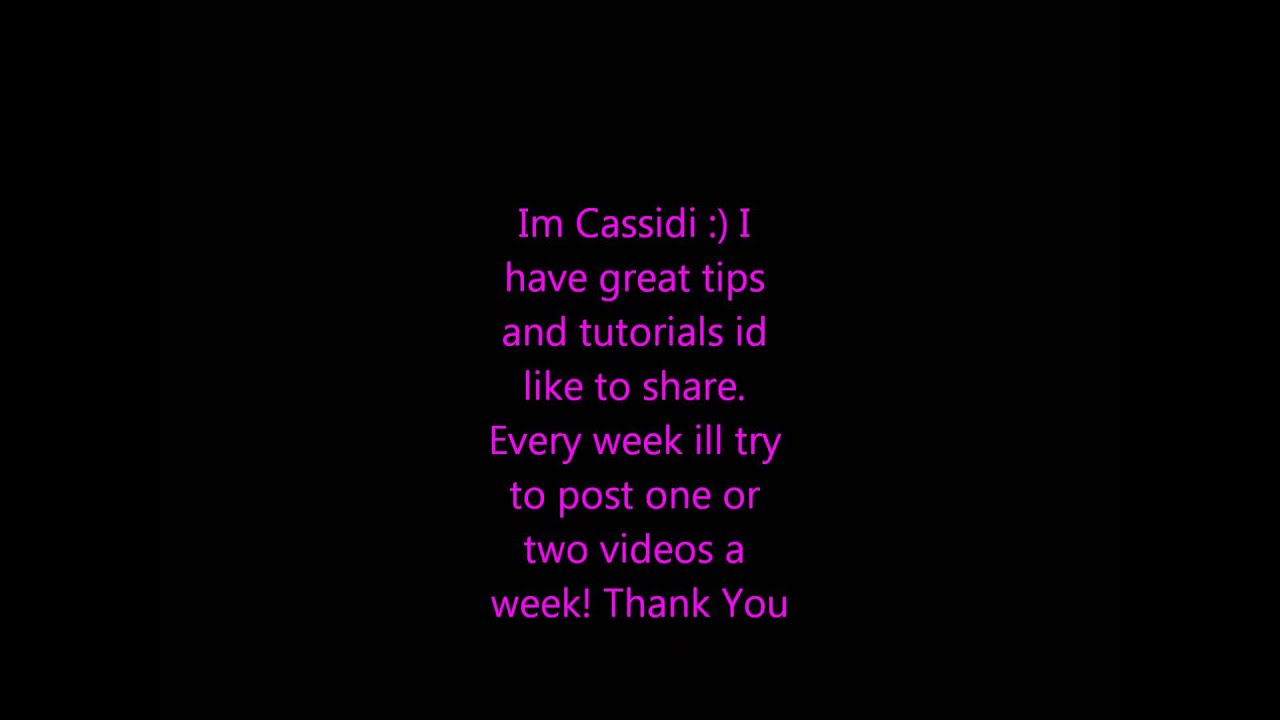 Introducing Cassidi - YouTube