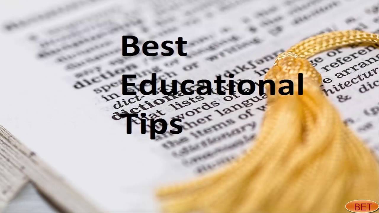 Educational Tips Part 24 - YouTube