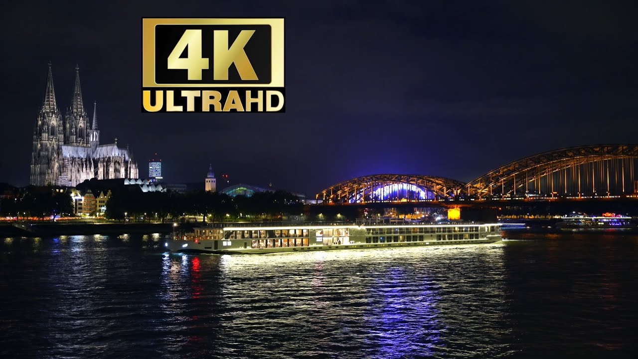 Cologne at night 2021, Germany 4k Video, Köln bei Nacht 4kVideo - YouTube