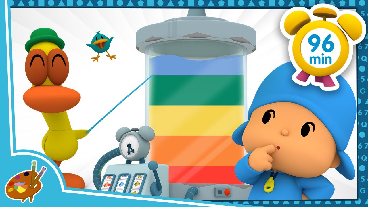 🎨 POCOYO in ENGLISH - Learn Colors [ 96 minutes ] | Full Episodes ...