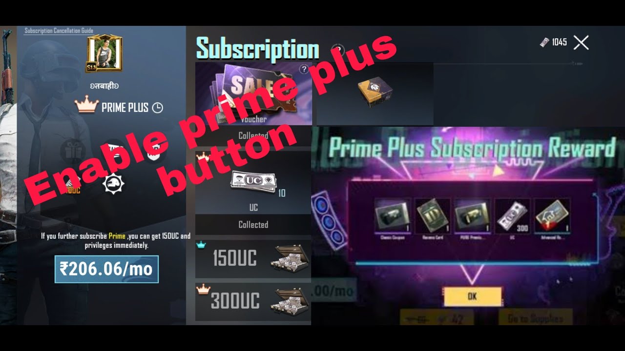 Fix Pubg kr prime plus subscription | Enable Collect rewards Pubg kr ...