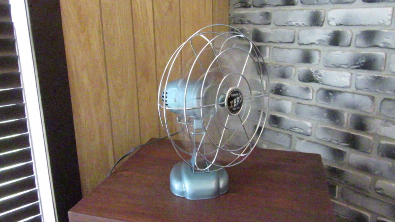 Zero fan Model 1275R - YouTube