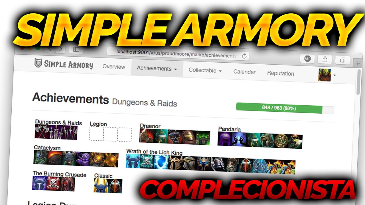 SIMPLE ARMORY | LA MEJOR PÁGINA PARA COLECCIONISTAS DE MONTURAS | Wow 9 ...