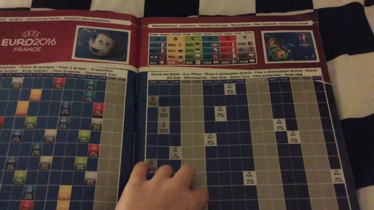 Euro 2016 France book - YouTube