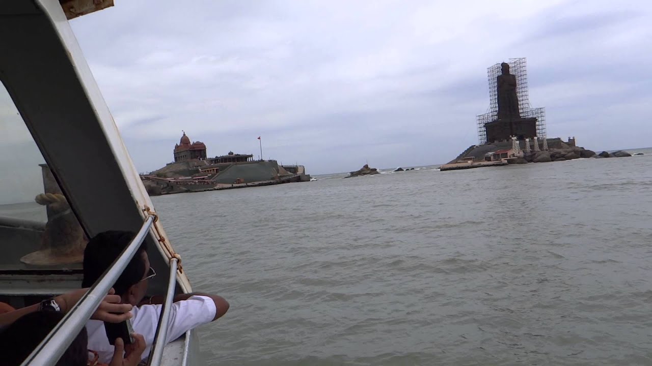 BOAT RIDE TO VIVEKANANDA ROCK MEMORIAL, KANNIYAKUMARI - YouTube