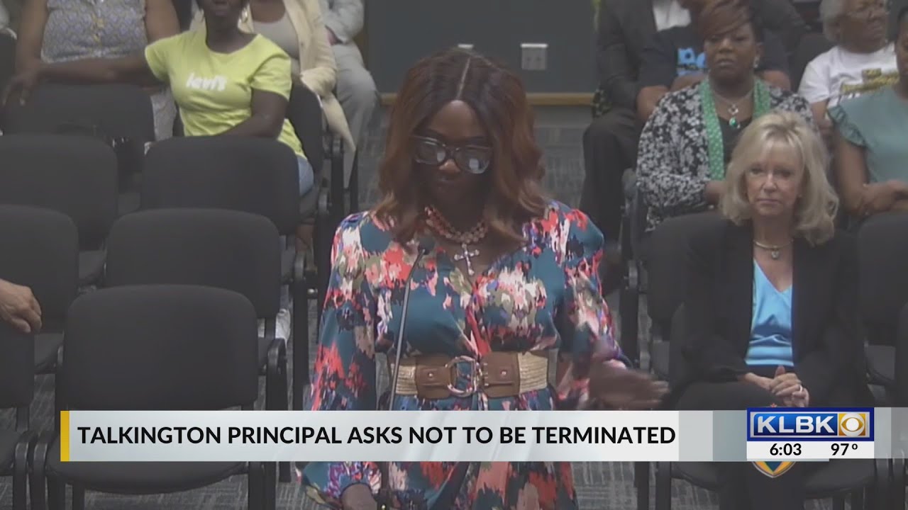 Talkington principal asked not to be terminated by Lubbock ISD board ...