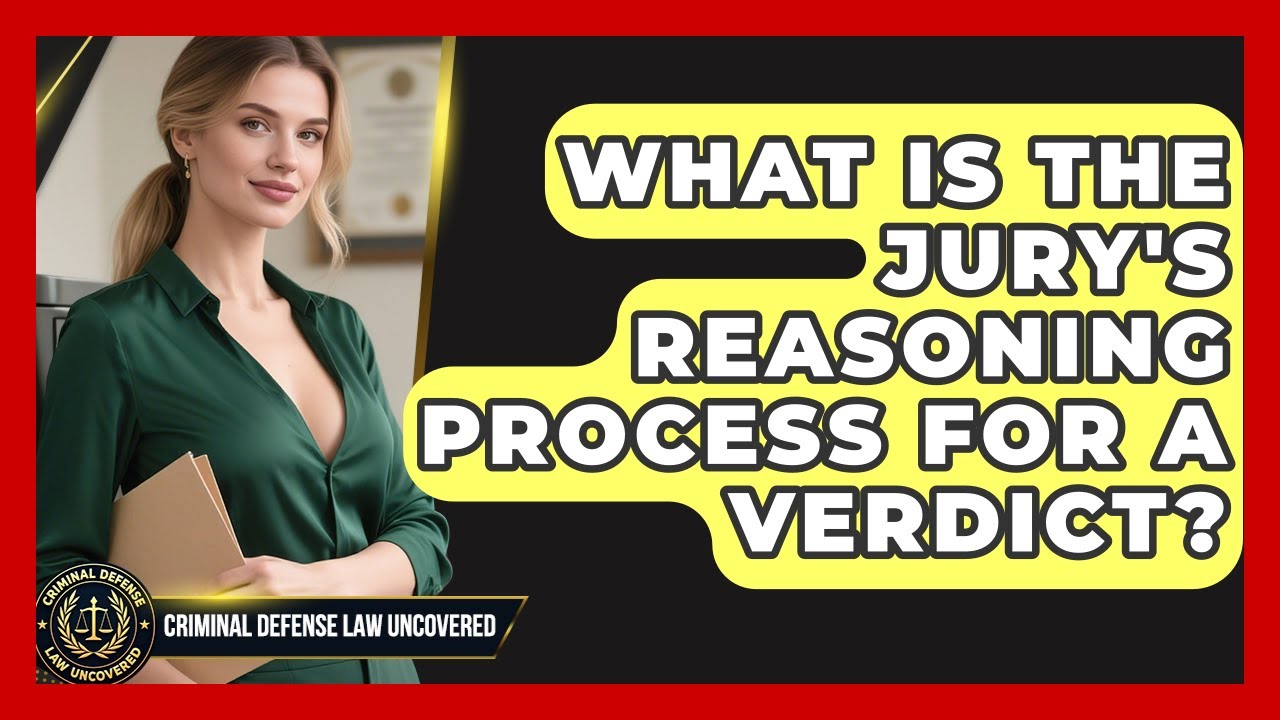 What Is The Jury's Reasoning Process For A Verdict? - Criminal Defense ...