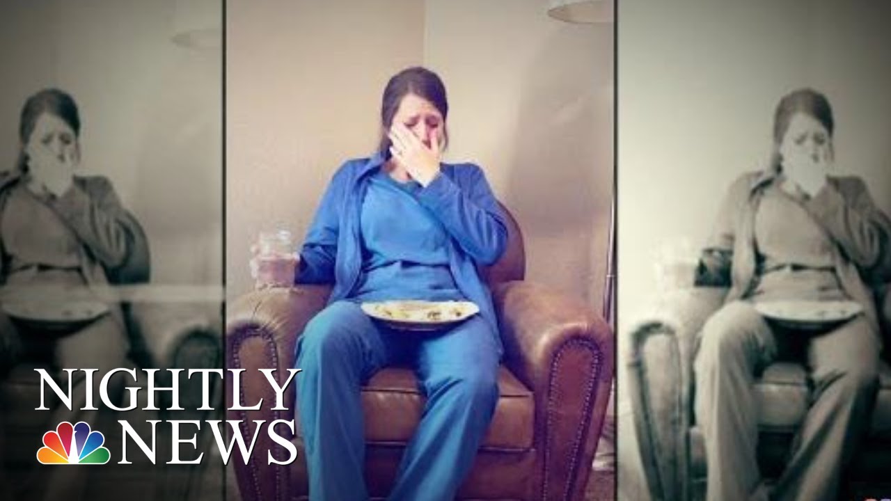 Viral Photo Of Nurse Crying After A Long Shift Draws Outpouring Of ...