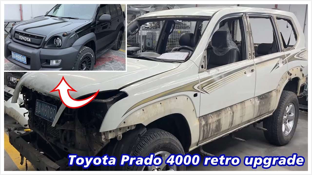Toyota Prado 4000 retro upgrade - YouTube