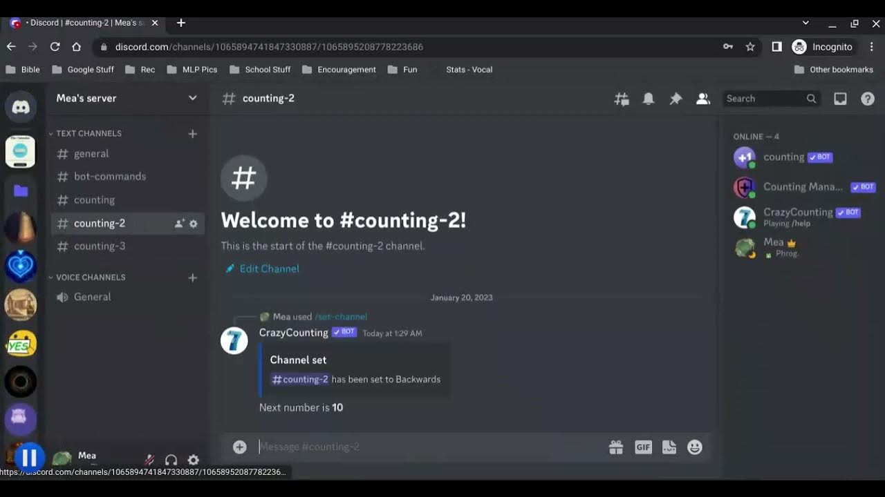 How To Set Up Counting Manager Bot - YouTube
