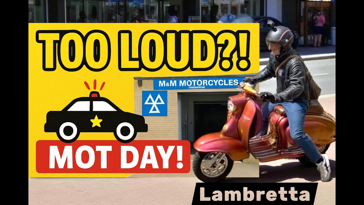 Johnny takes our beloved custom Lambretta Bobby for his MOT test — and ...