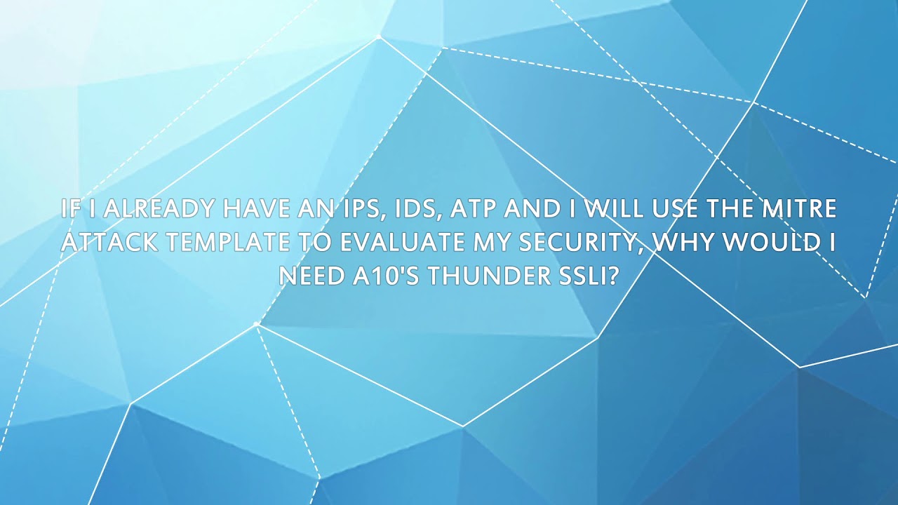 What Are You Doing to Inspect Encrypted Traffic? - YouTube