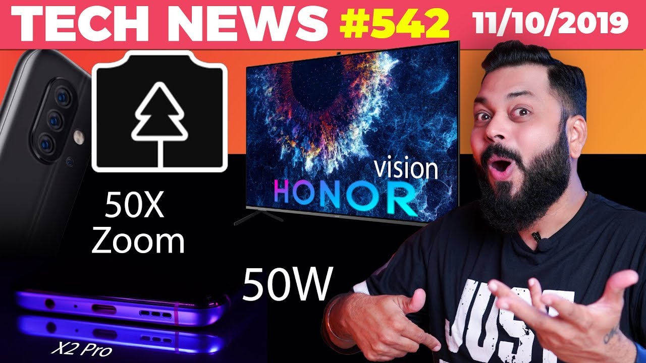 Honor Vision TV India Launch, Realme X2 Pro Crazy Charging Speed, New ...