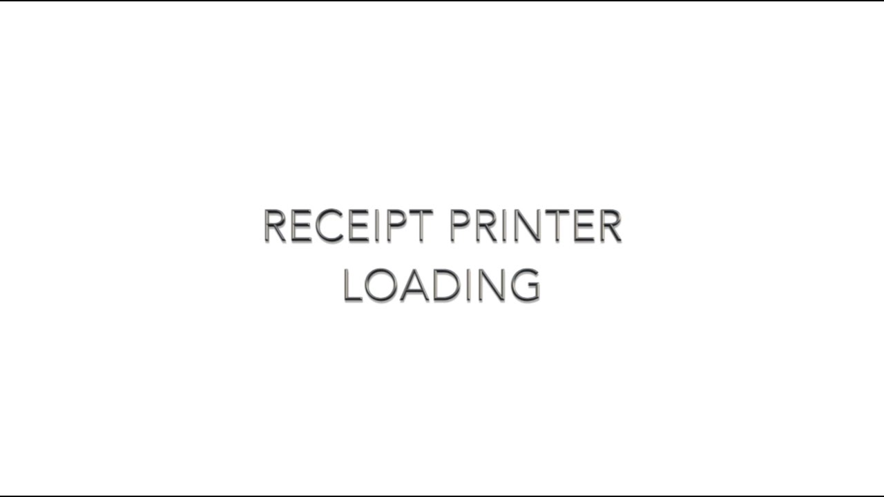 (Genmega ATMs) Receipt Printer Paper Loading - YouTube