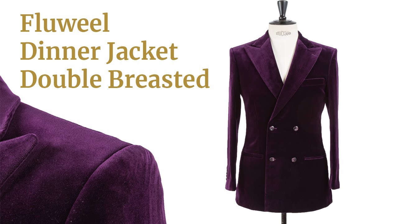 Dinner Jacket In Paars Velours - YouTube