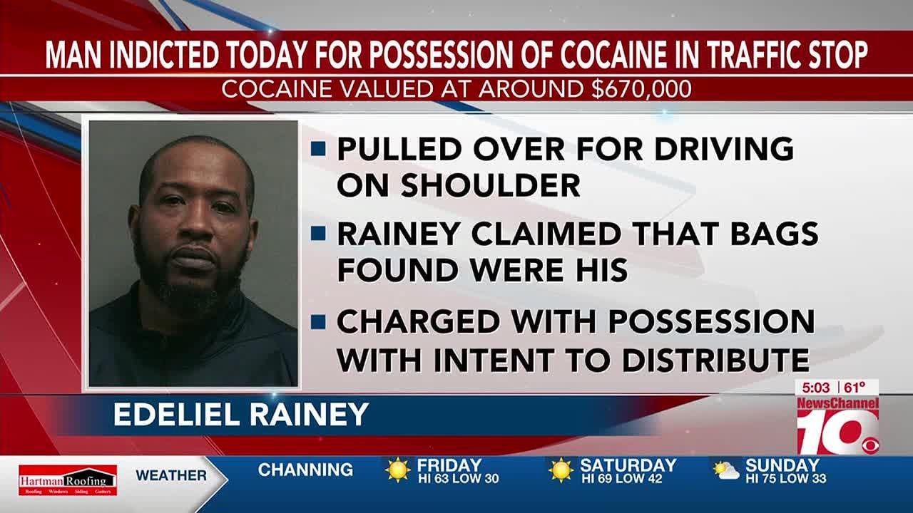VIDEO: Grand jury indicts man on drug charge after cocaine seized in ...