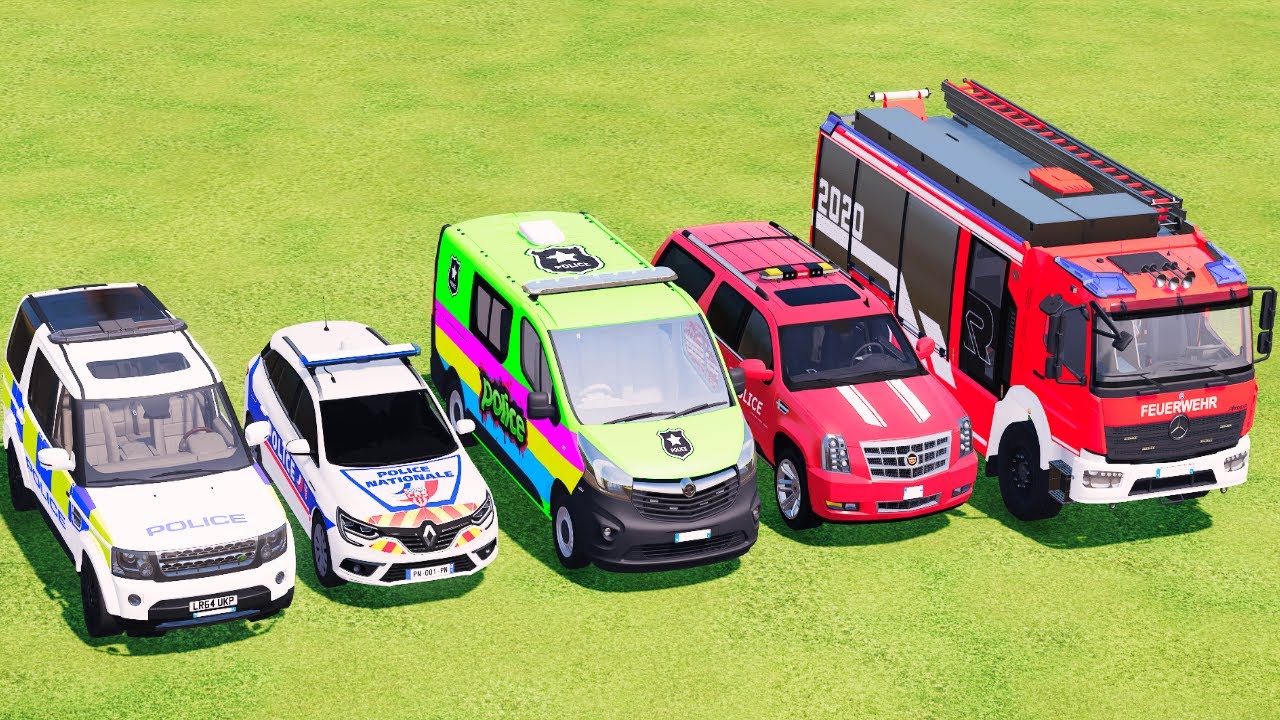 TRANSPORTING MINI HONDA & BIG TESLA & PORSCHE with FLATBED TRAILER ...