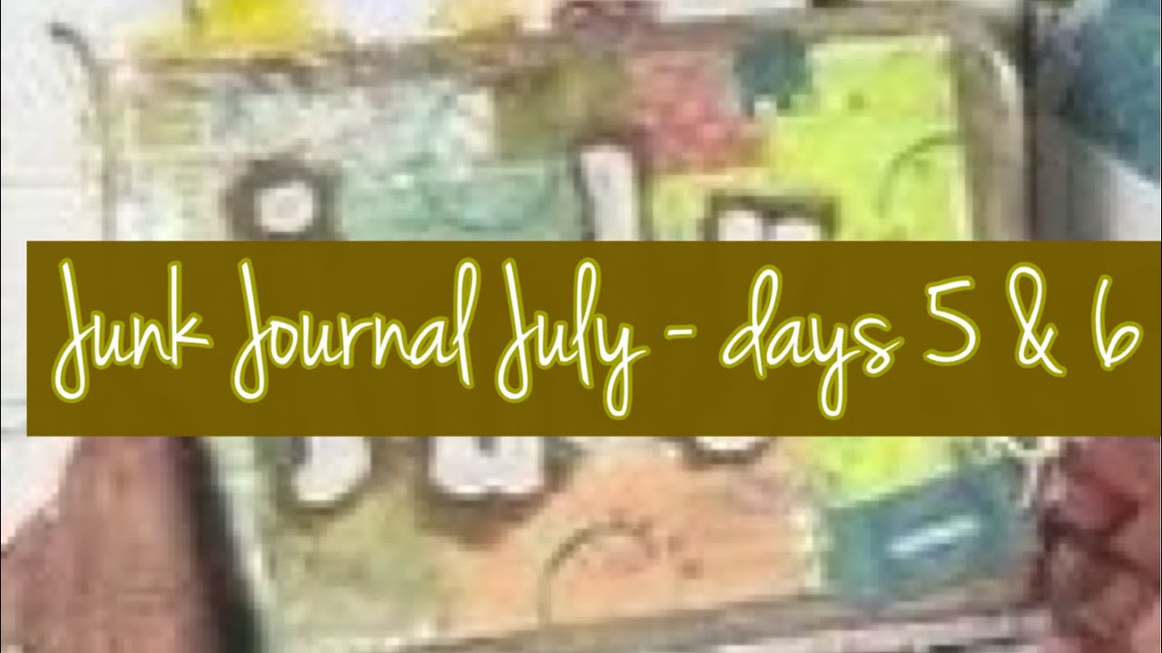 Journal with me in my Creative Daily Journal for July 5 and 6 for # ...