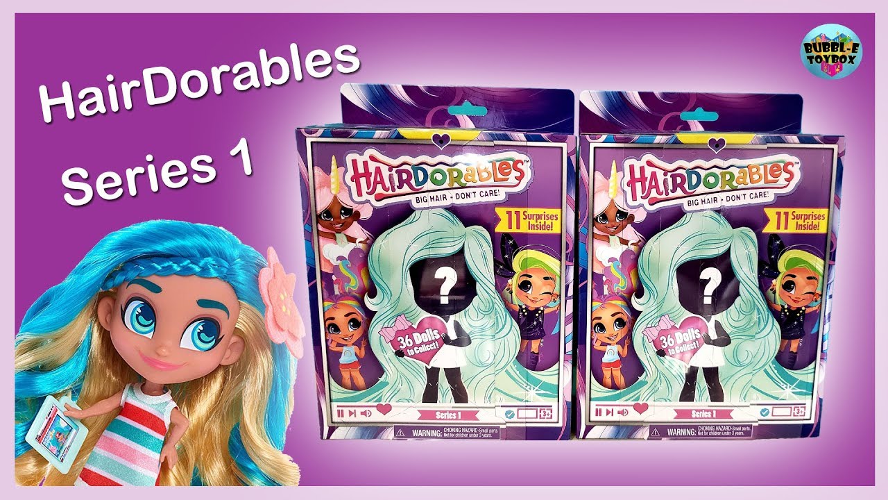 Hairdorables Series 1 Unboxing - YouTube